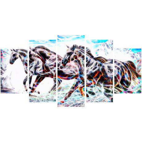 Click here for Design Art Stampede Horse Animal Art Multi-Panel C... prices
