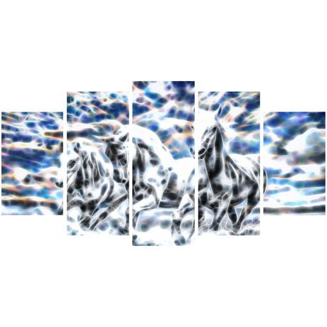 Click here for Design Art Galloping Horses Animal Art Multi-Panel... prices
