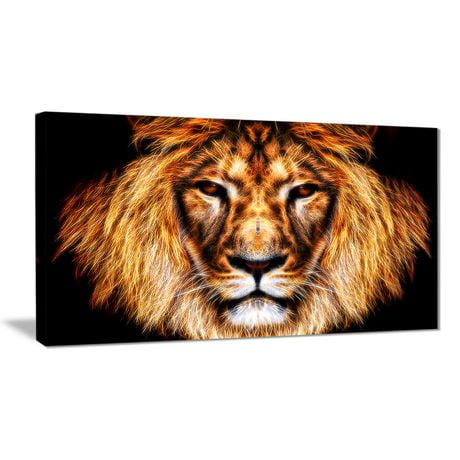 Click here for Design Art Hear Him Roar Lion Animal Single Panel... prices