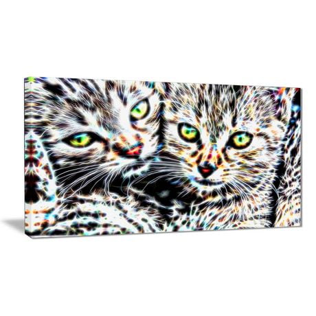 Click here for Design Art Cuddling Kittens Animal Art Canvas Wall... prices