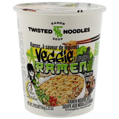 Twisted Noodles Vegetable Flavoured Instant Ramen Cup | Walmart Canada