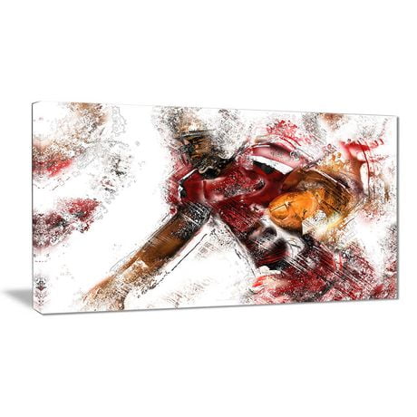 Click here for Design Art Football Live Ball Canvas Wall Art Mult... prices