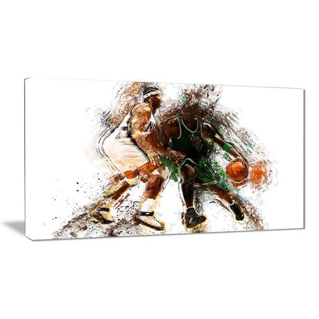 Click here for Design Art Basketball Lets Go Defense Canvas Wall... prices