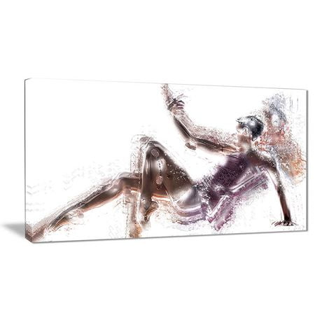Click here for Design Art Ballet Ballerina Canvas Wall Art Multi-... prices