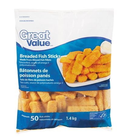 Great Value Breaded Fish Sticks | Walmart Canada