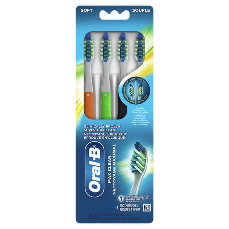 Oral-B CrossAction Max Clean Manual Toothbrush, Soft | Walmart Canada