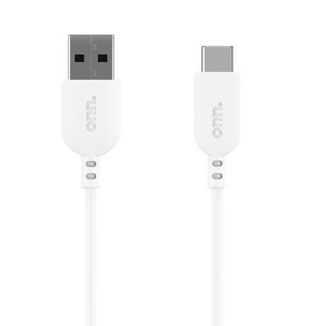 onn. USB Hi-Speed Certified USB-A to USB-C 6 FT/1.8 m Braided Charge ...