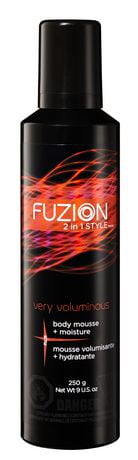 Fuzion 2 in 1 Style Very Voluminous - Body Mousse + Moisture | Walmart ...
