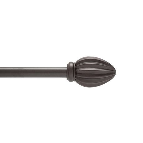 Home Trends 48 in. - 86 in. Drapery Rod Set, 5/8 in. Diameter, In ...