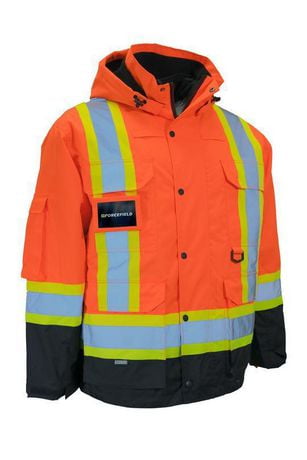 Click here for Forcefield Hi Vis Safety Parka With Removable Down... prices