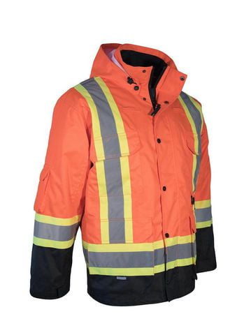 Click here for Forcefield Parka With Removable Bomber Jacket Oran... prices