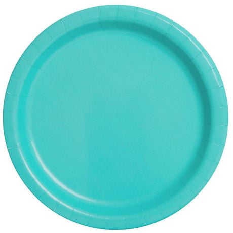 Terrific Teal Round 9" Dinner Plates, 20ct, 8.625" /21.9cm - Walmart.ca