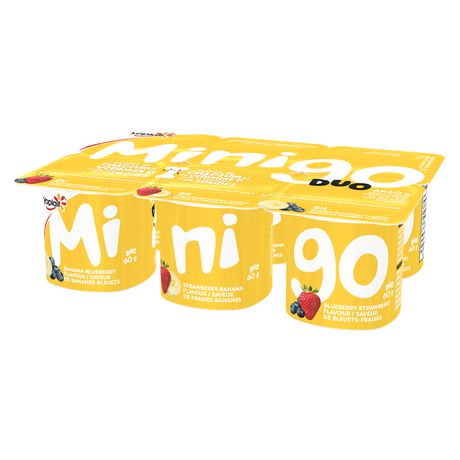 Minigo by Yoplait Duo Fresh Cheese Strawberry-Banana/Blueberry ...