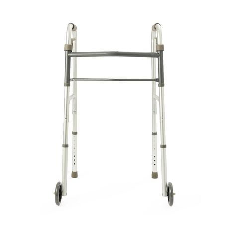 Medline Folding Paddle Walker, 5" Wheels - Walmart.ca