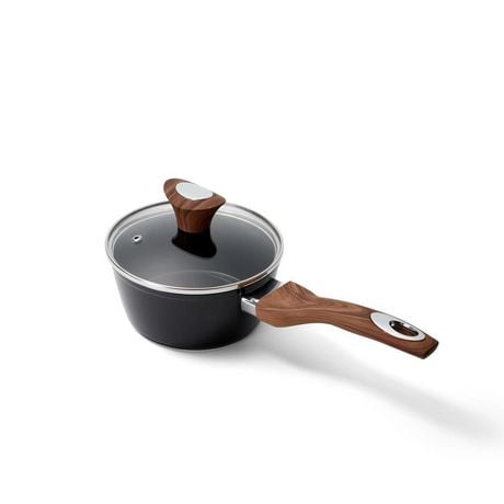 Click here for Phantom Chef 1.8 Qt Nonstick Saucepan With Lid Bla... prices