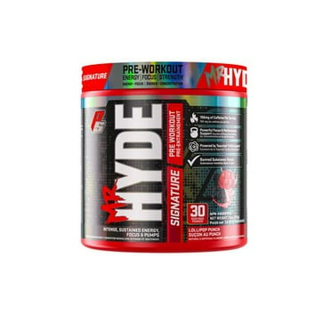 ProSupps Mr HYDE Signature Pre Workout Blue Razz Popsicle Intense ...