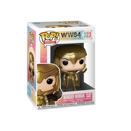 Funko POP! DC Comics - Wonder Woman Golden Armor (Metallic) Vinyl ...