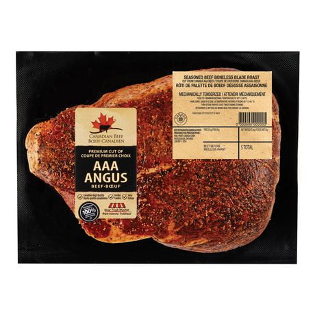 AAA Angus Seasoned Boneless Beef Blade Roast, Your Fresh Market ...