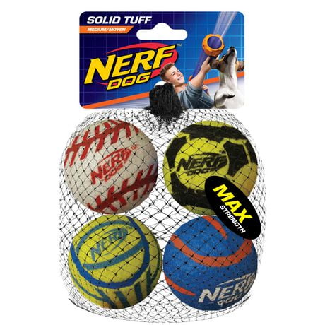 Click here for Nerf Dog Solid Tuff Medium Sports Balls Multicolor... prices