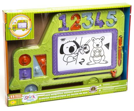 SCHOOL BUS MAGIC DOODLE BOARD, 10 piece set, ages 3+ - Walmart.ca