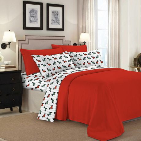 Johnson Home 144 Thread Count Cotton Printed Sheet Sets | Walmart Canada