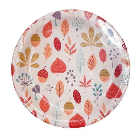 Floral Small Round Paper Plates, 12CT | Walmart Canada