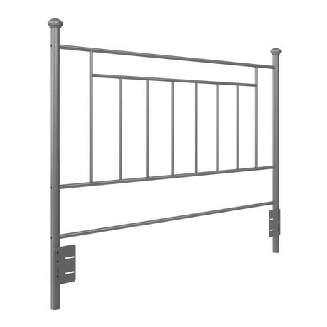 Click here for Dorel Mainstays Adjustable Metal Headboard Pewter... prices