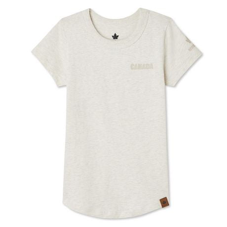 Click here for Canadiana Girls Short Sleeve City Tee Naturalw Xs prices
