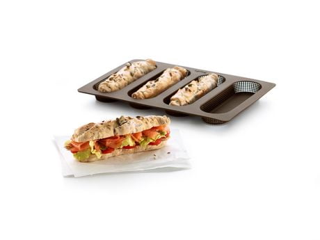 Click here for L Ku Lekue Perforated Mini Bread Baguette Brown prices