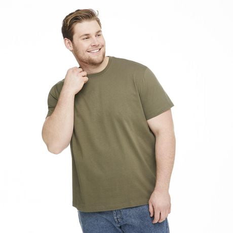 Click here for George Big Mens Basic Crew Neckline Tee Green 3Xl prices