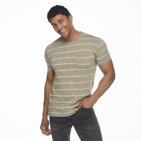 Click here for George Mens Short Sleeve Pocket Tee Green M prices