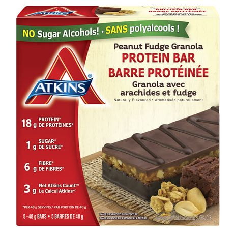ATKINS Peanut Fudge Granola Protein bar | Walmart Canada