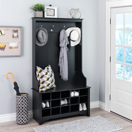 Click here for Prepac Manufactured Wood Hall Tree With Shoe Stora... prices