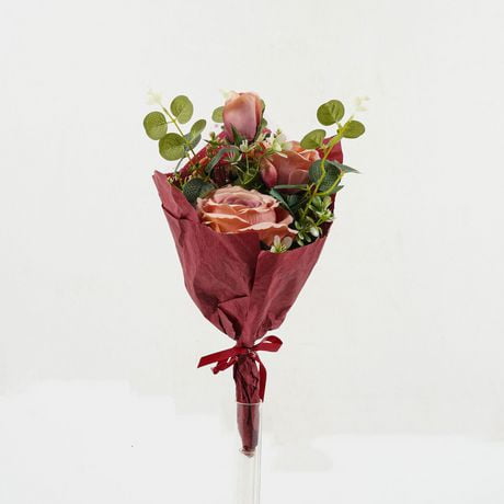 Lerman Decor Pink rose bouquet | Walmart Canada