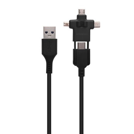 4 in 1 USB MULTI CONNECTOR CABLE | Walmart Canada