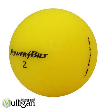 Mulligan - Powerbilt Matte Yellow - No Logo | Walmart Canada