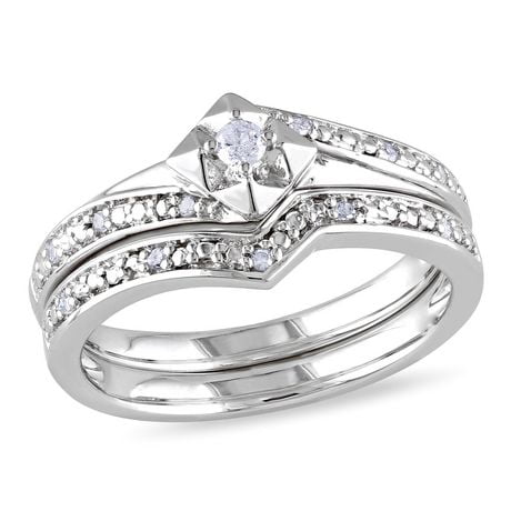 Click here for Miabella 0.10 Carat T. W. Diamond Sterling Silver... prices