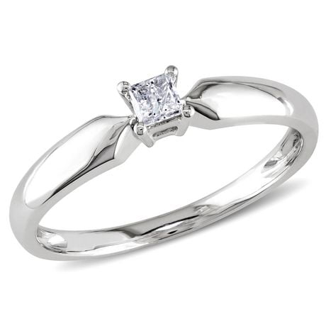 Click here for Miabella 0.10 Carat T. W. Princess-Cut Diamond 10... prices