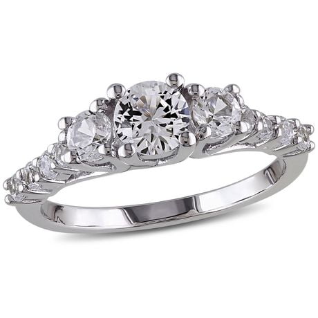 Click here for Miabella 1.38 Carat T. G.W. Created White Sapphire... prices