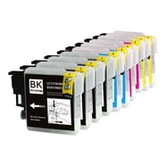 L-ink Compatible Ink Cartridge Set LC203 (LC-203) (Black x4, Cyan x2 ...