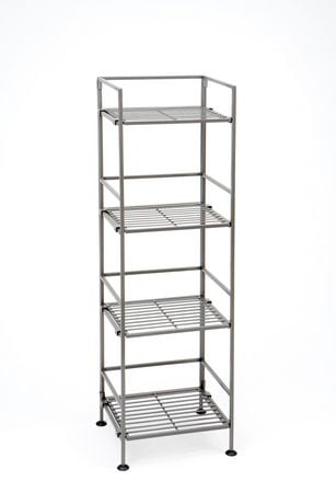 Seville Classics 4-Tier Iron Folding Shelf | Walmart Canada