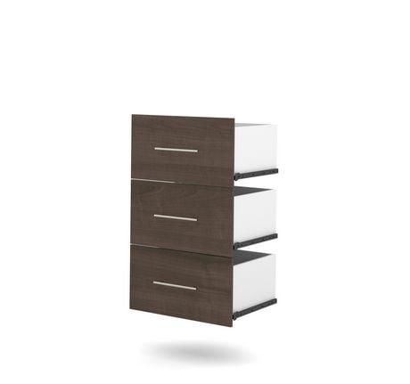 Click here for Nebula By Bestar 3-Drawer Set For 25 Storage Unit... prices