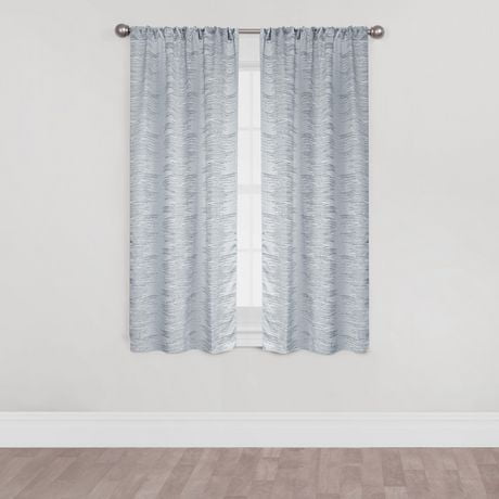 Mainstays 63-inch Juniper Drapery Rod Pocket Panel, Blue - Walmart.ca