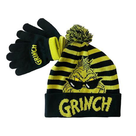 Boys Dr.Seuss The Grinch 2 Piece Peeking Cold Weather Set - Walmart.ca