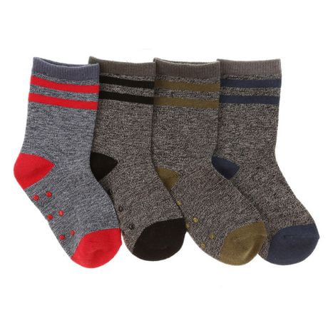 Click here for George Infant Boys 6Pk Crew Socks With Grippers Bl... prices