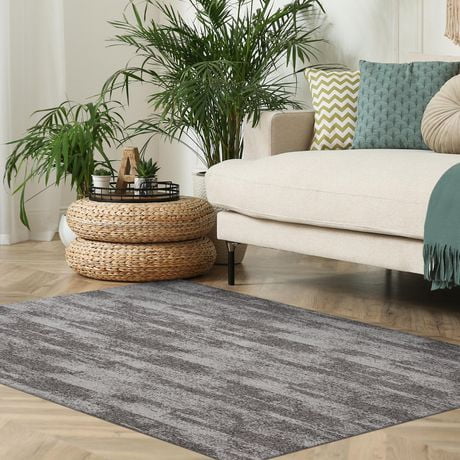 Avenue B Destiny Grey 5' x 7' Looped area rug, Area Rug - Walmart.ca