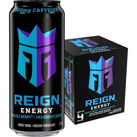 REIGN, Razzleberry, 473mL, 4 Pack | Walmart Canada