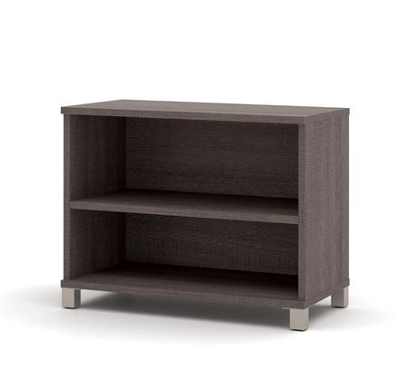 Click here for Bestar Pro-Linea 2-Shelf Bookcase Bark Gray prices