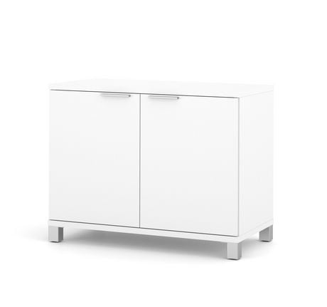 Click here for Bestar Pro-Linea 2-Door Storage Unit White prices