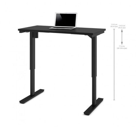 Click here for Bestar 24 X 48 Electric Height Adjustable Table Bl... prices